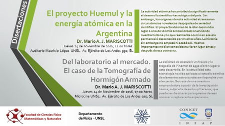 El Dr. Mario Mariscotti en San Luis, historia e innovación en do